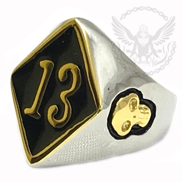 Diamond 13 Ring - Black and Gold – Debria's Designs