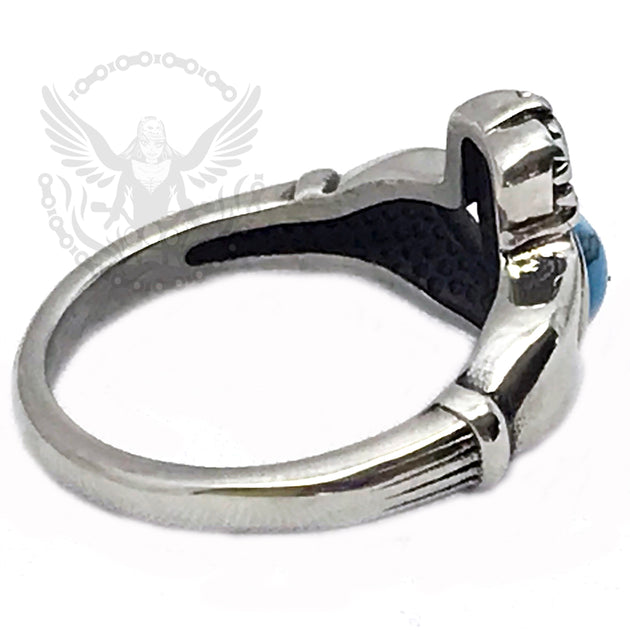 Turquoise Claddagh – Debria's Designs