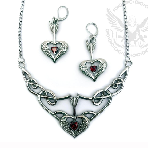 Heart and Arrow Earrings – Debria's Designs