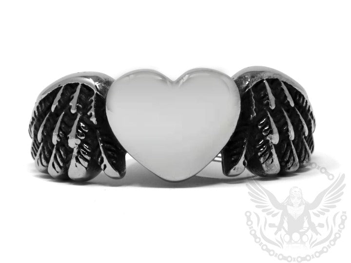 Heart and Wings Ring – Debria's Designs