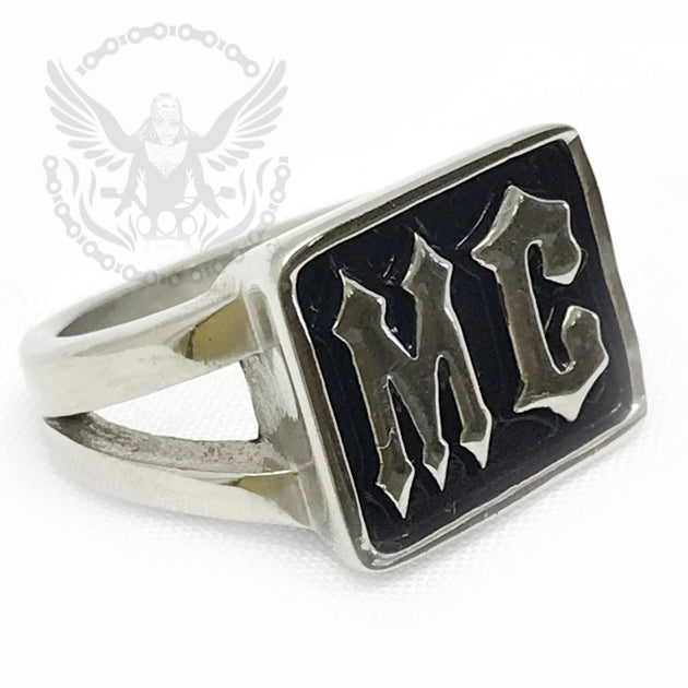MC Motorcycle Club Ring small version – Debria's Designs